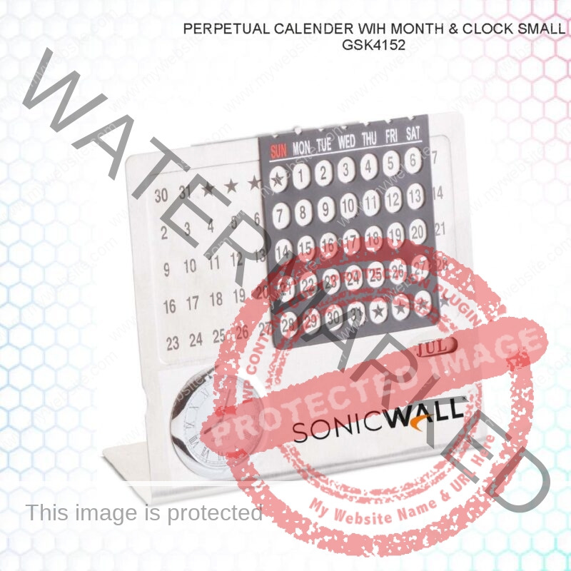 Perpetual Calendar With Month & Clock - Gifting Source