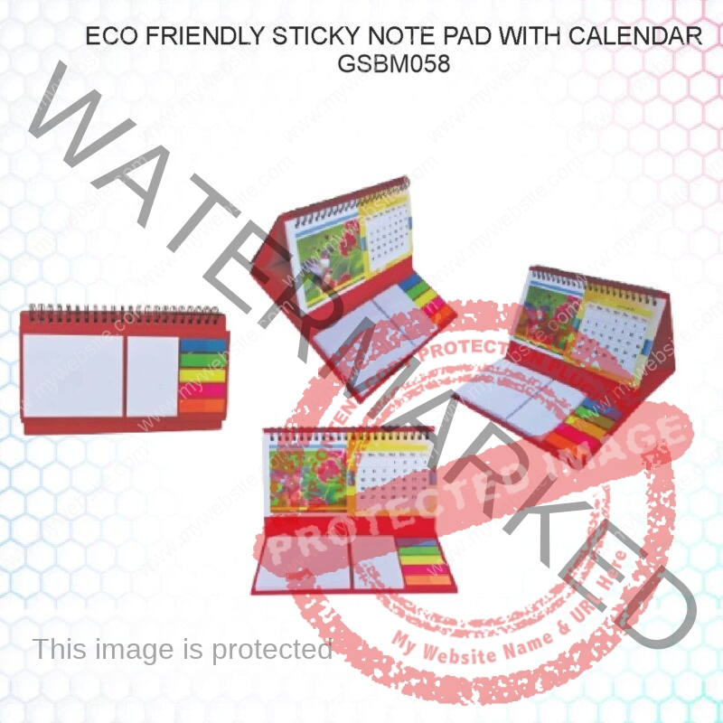 Eco-Friendly Sticky Note Pad With Calendar - Gifting Source